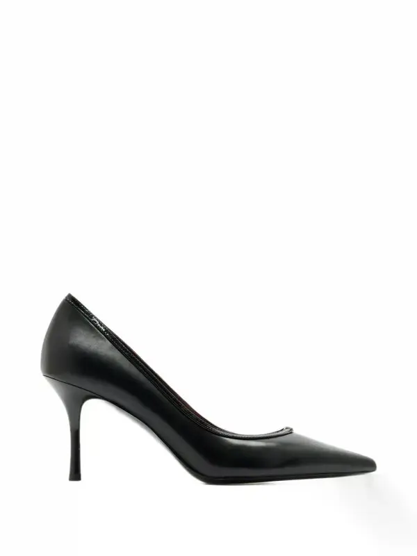Tory Burch Double T Buckle Pumps - Black