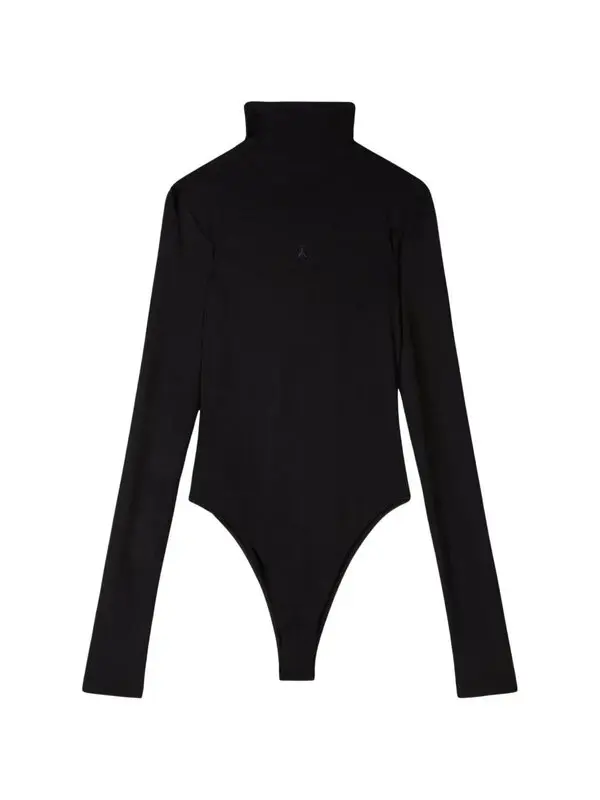 Patrizia Pepe High-neck Long-sleeve Bodysuit