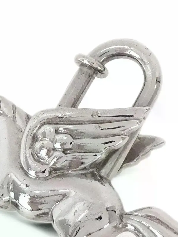 Hermès 1993 Le Cheval Pegasus Cadena Bag Charm - Silver