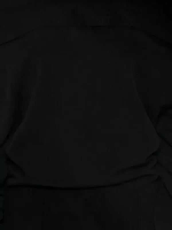D.exterior Off-shoulder Ruched-sleeve Sweater
