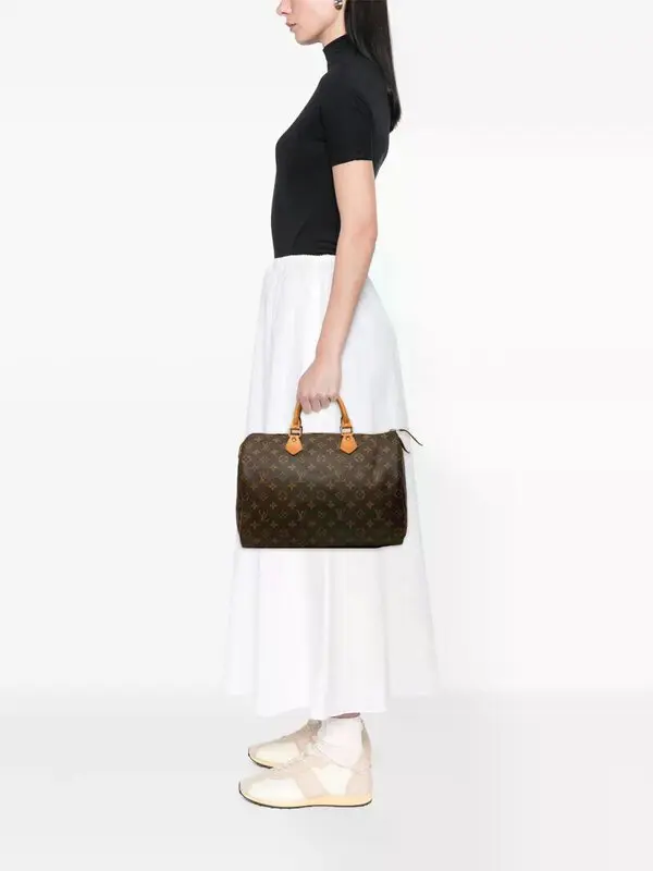 LOUIS VUITTON 1995 Monogram Speedy 35 Boston Bag