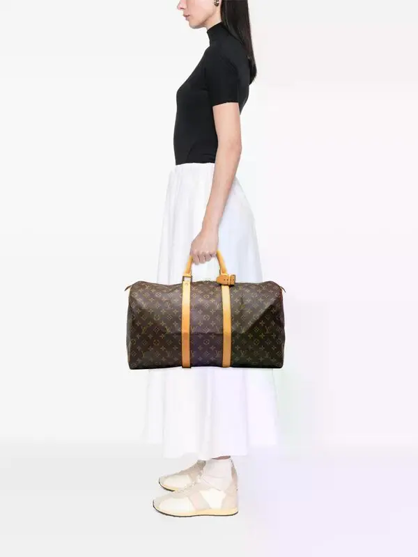LOUIS VUITTON 2003 Monogram Keepall 50 Travel Bag