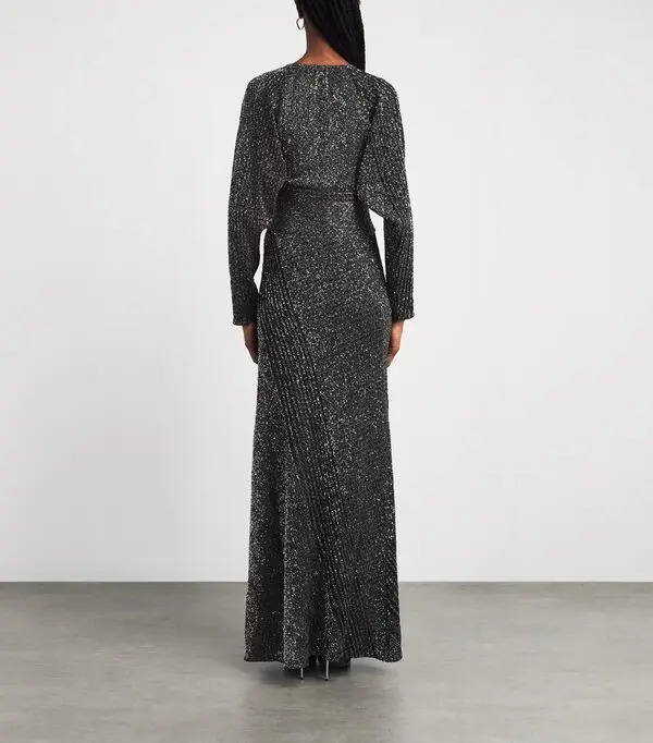 Missoni Sequin Plunge-neck Maxi Dress