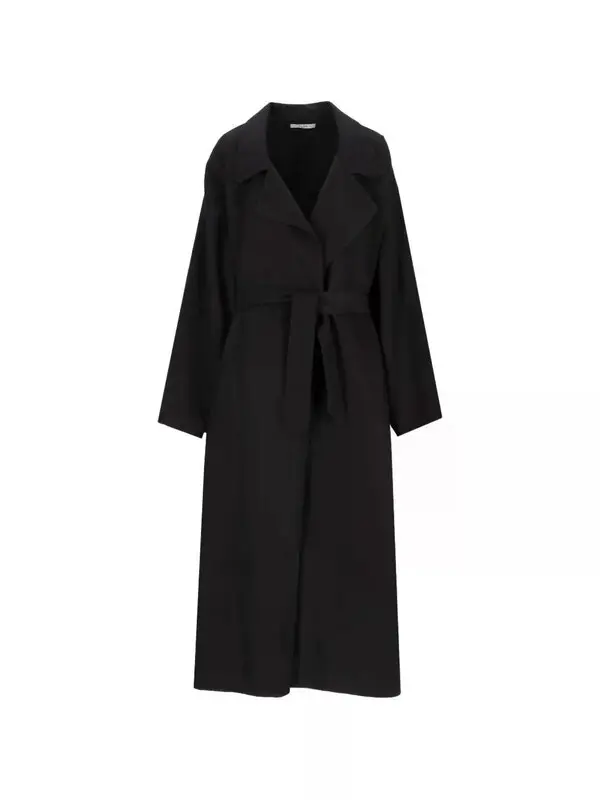 Dusan Oversized Belted Coat - Black