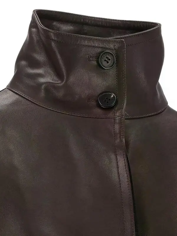DURAZZI MILANO Leather Bomber Jacket