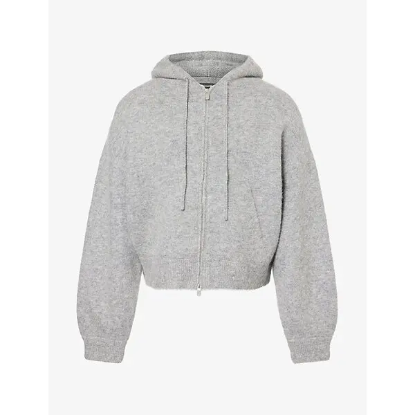 SEVENTH V2 Alpaca Wool-blend Knit Jacket - Cloud