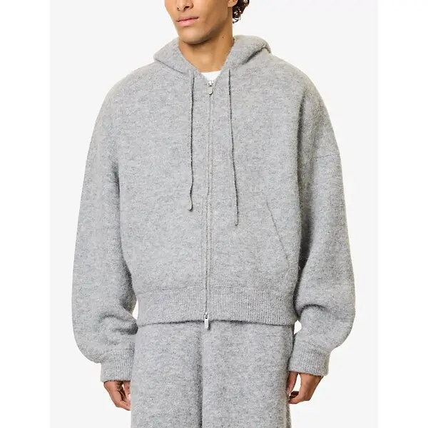 SEVENTH V2 Alpaca Wool-blend Knit Jacket
