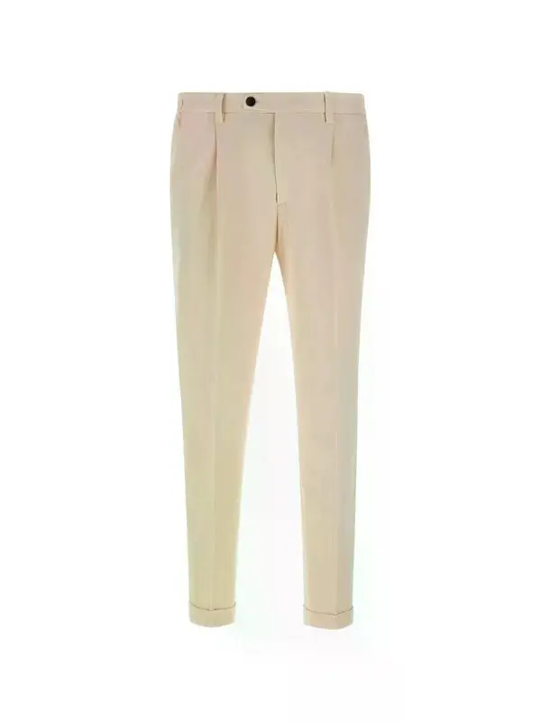 DEVORE INCIPIT Pleated Cuffed Trousers