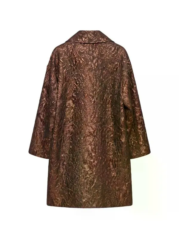 LUNATICA MILANO Brocade Single-breasted Coat