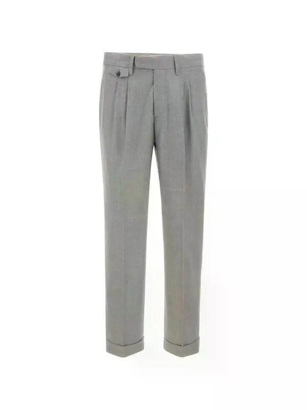 DEVORE INCIPIT Double-pleated Cuffed Trousers
