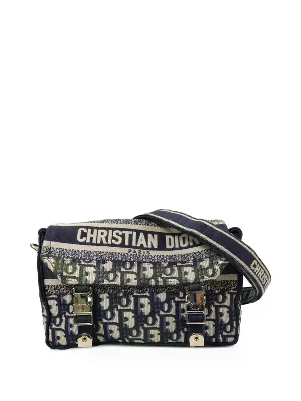 Dior Small Oblique Diorcamp Shoulder Bag - Blue
