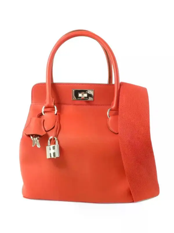 Hermès 2015 20 Toolbox Swift-leather Tote Bag - Red