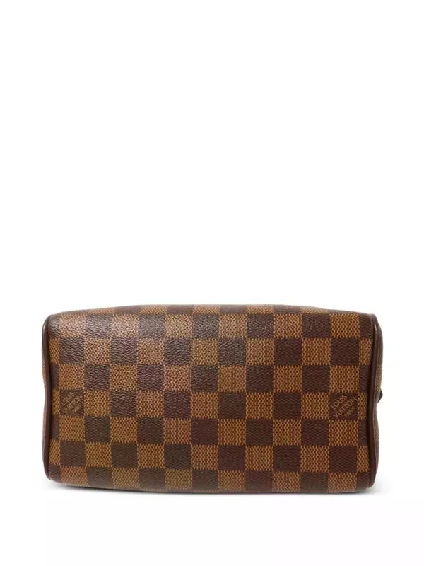LOUIS VUITTON 20 Speedy Bandoulière Damier Ébène Tote Bag - Brown