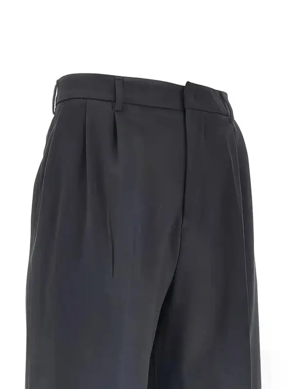 BSTROY Pleated Wide-leg Trousers