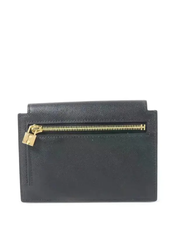 Hermès Kelly Pocket Compact Wallet - Black