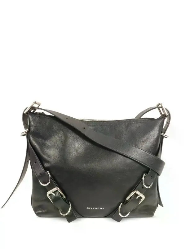 Givenchy Small Voyou Buckled Shoulder Bag - Black