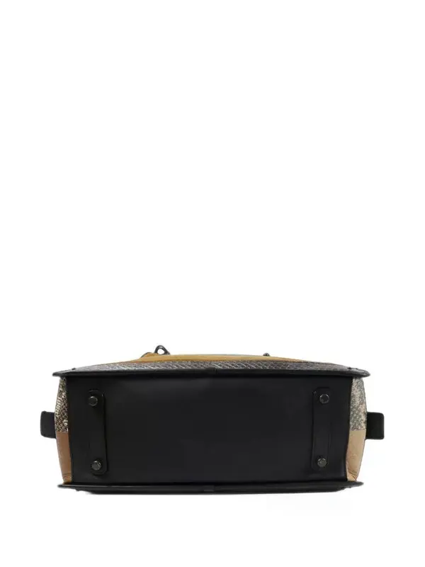 COACH Dreamer Snakeskin-effect Shoulder Bag