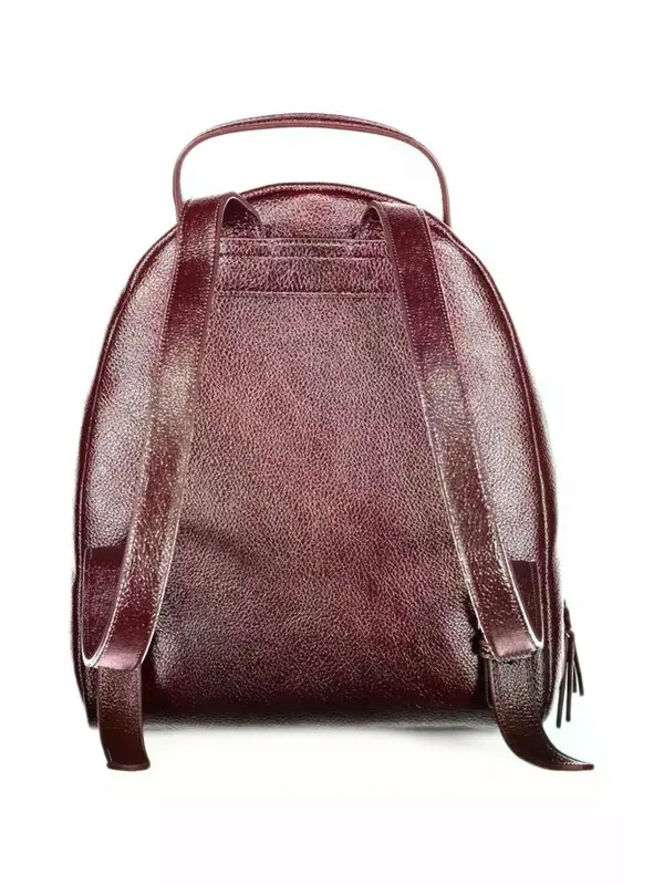 TWINSET Grained-effect Front-pocket Backpack