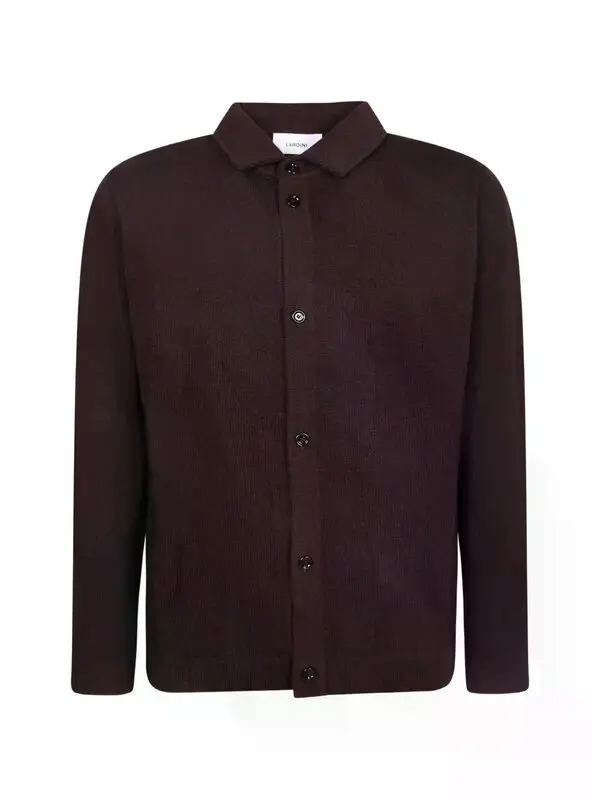 LARDINI Button-up Collared Cardigan
