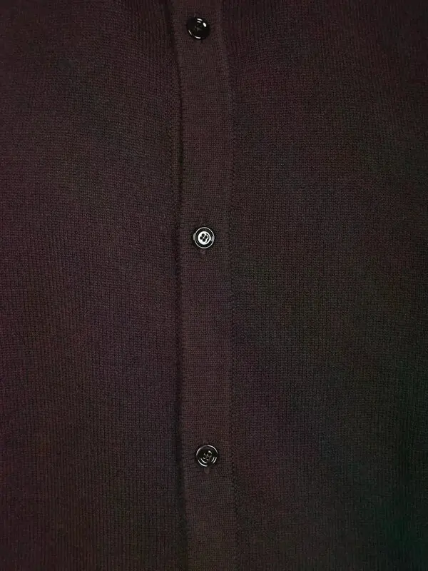 LARDINI Button-up Collared Cardigan