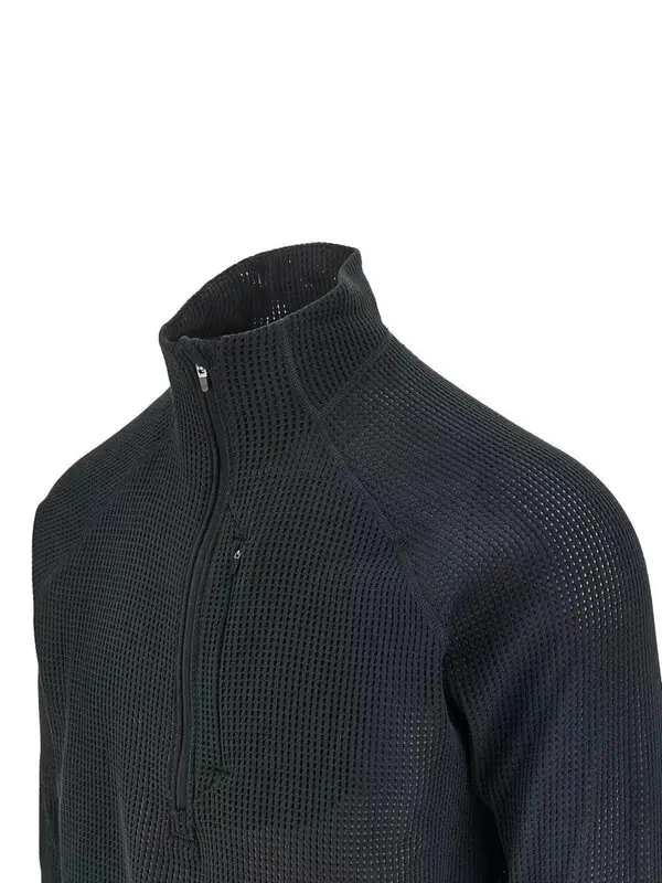 HOUDINI SPORTSWEAR Waffle-knit Half-zip Sweatshirt