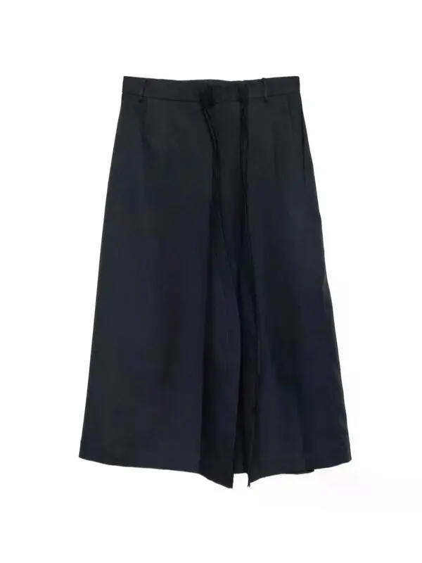 LITKOVSKA Wrap-style Raw-edge Skirt