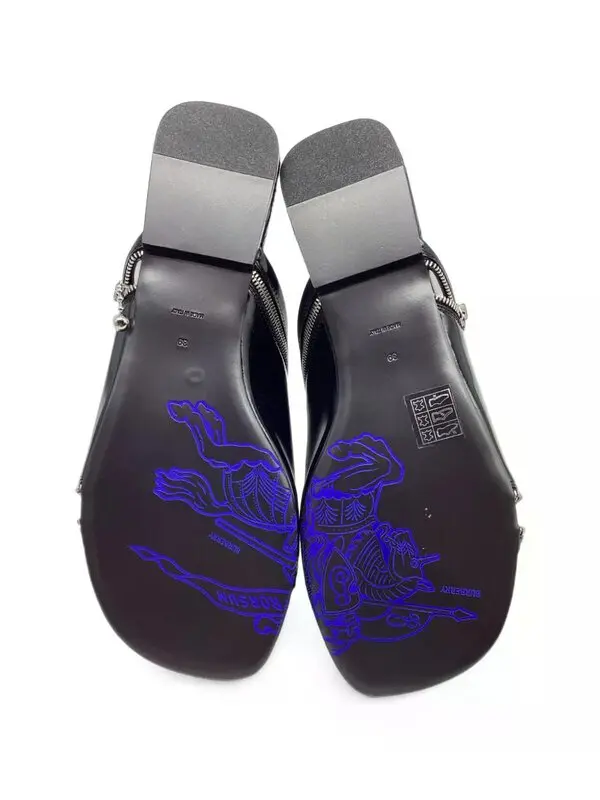 Burberry Decorative-zip Sandals