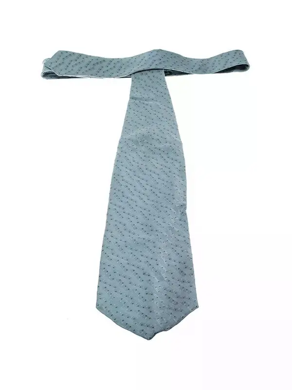 Giorgio Armani Jacquard-patterned Tie - Blue