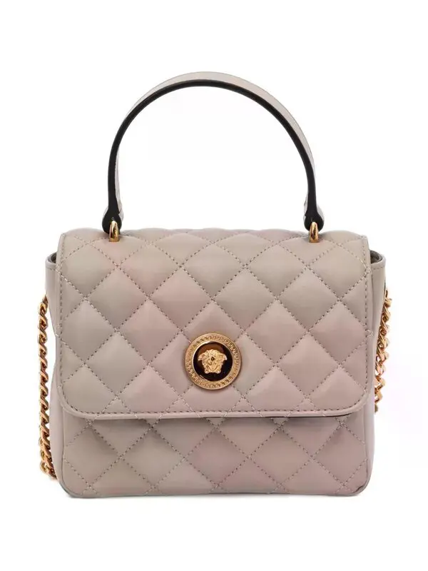 Versace Quilted Medusa Tote Bag - Neutrals