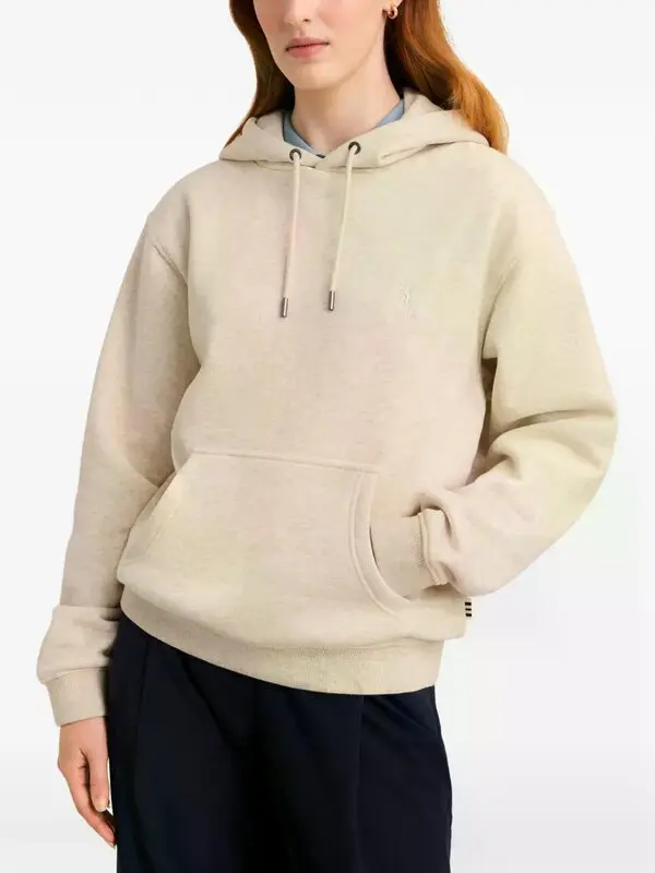 Pringle Of Scotland Logo-embroidered Drawstring Hoodie