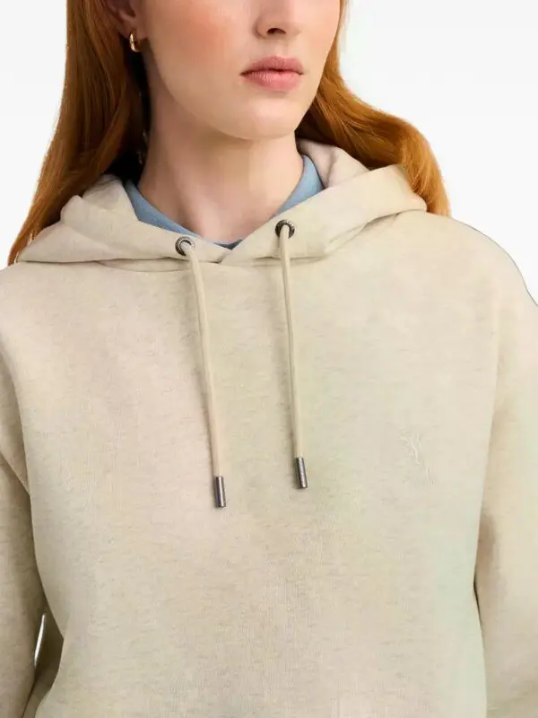 Pringle Of Scotland Logo-embroidered Drawstring Hoodie