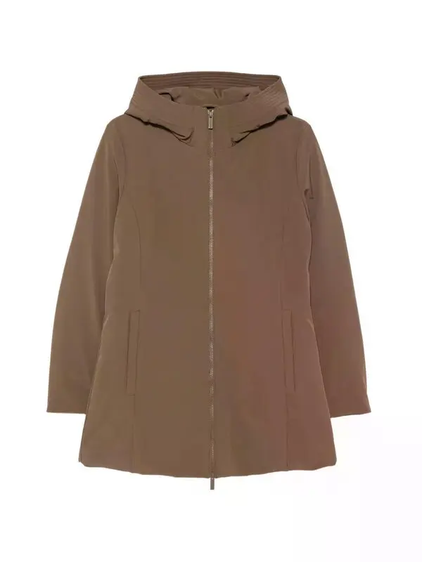 Woolrich Hooded Zip-up Coat