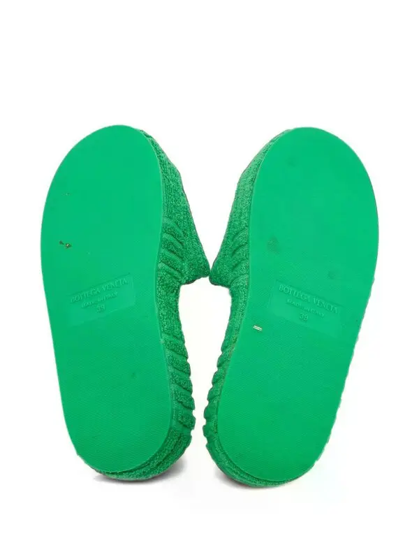 Bottega Veneta Resort Sponge Sandals - Green