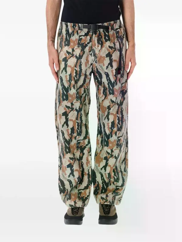 Gramicci Bark-camo-print Trousers