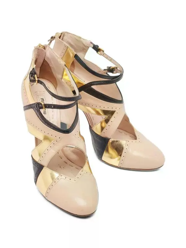 Miu Miu Cut-out Leather Pumps