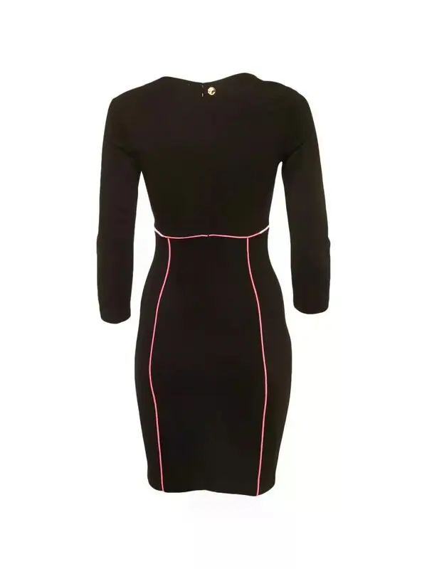 Versace Piping-detail Shift Mini Dress