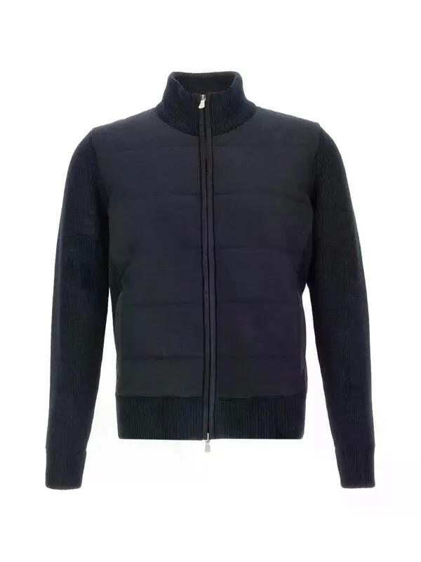 GRAN SASSO Padded Knitted Jacket - Blue