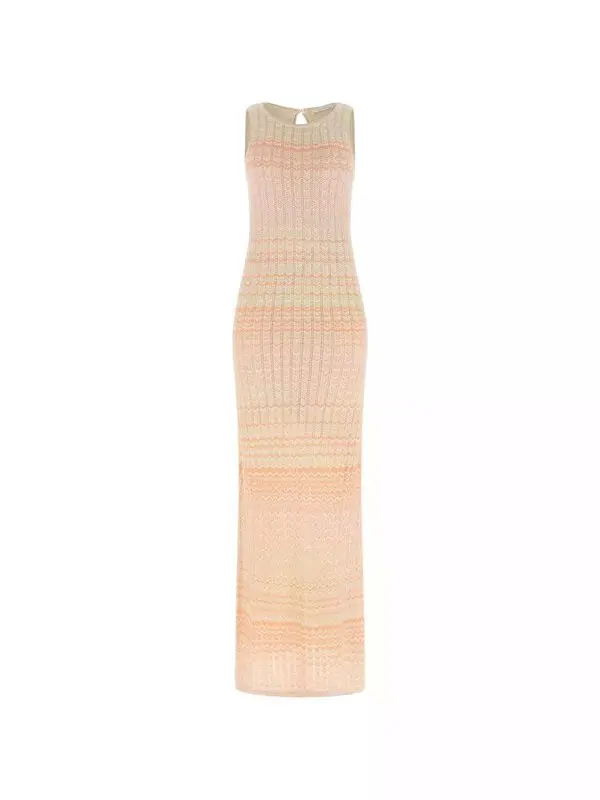 Guess Knitted Long Dress - Neutrals