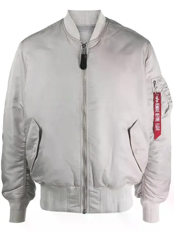 Alpha Industries Reversible Zip-up Bomber Jacket - Grey