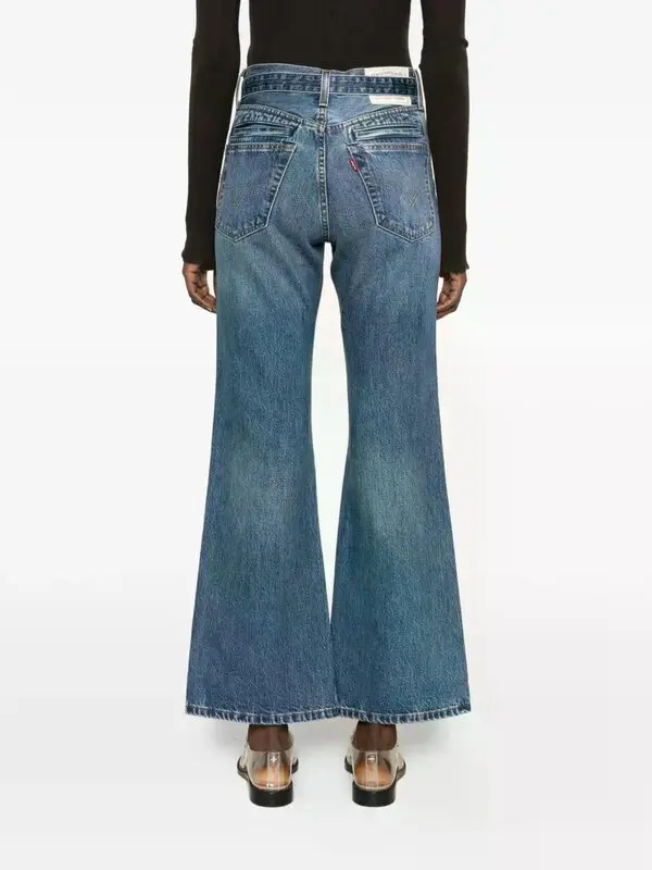 Sacai X Levi's Belted Flared Jeans