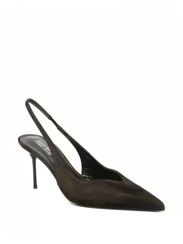 Paris Texas Lidia Slingback Pumps - Brown