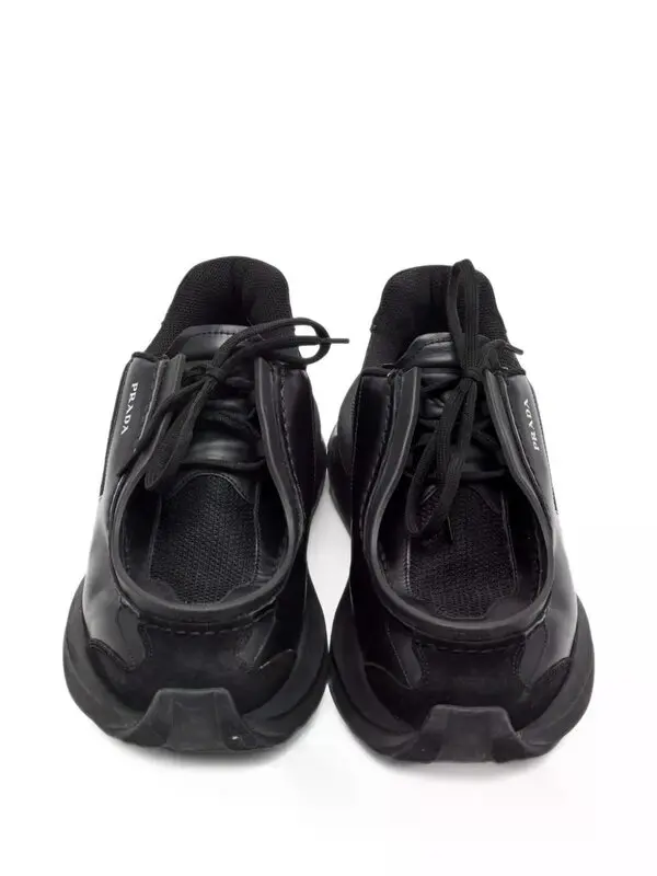 Prada Panelled Low-top Sneakers