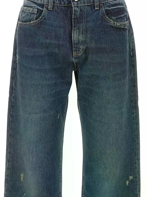 ICON DENIM LOS ANGELES Iris Distressed Jeans - Blue