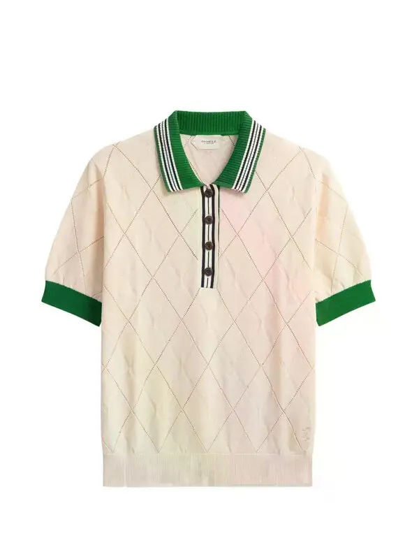 Pringle Of Scotland Argyle Polo Shirt