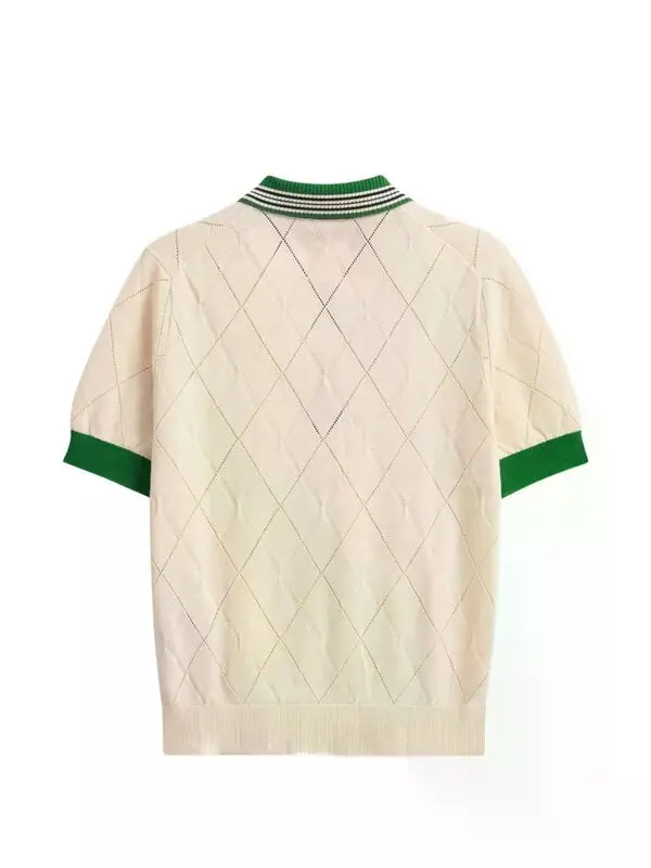 Pringle Of Scotland Argyle Polo Shirt