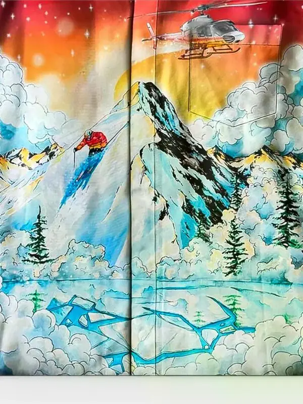 Casablanca Ski Lake Printed Shirt