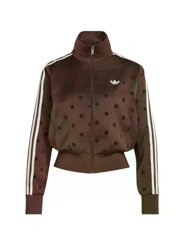Adidas Polka-dot Satin Sweatshirt - Brown