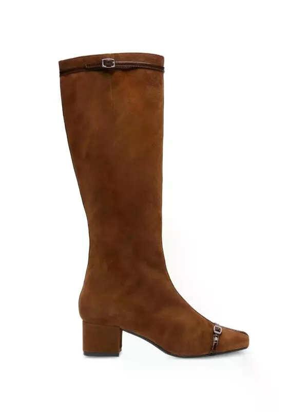 CAREL Starter Buckle-detail Boots - Brown