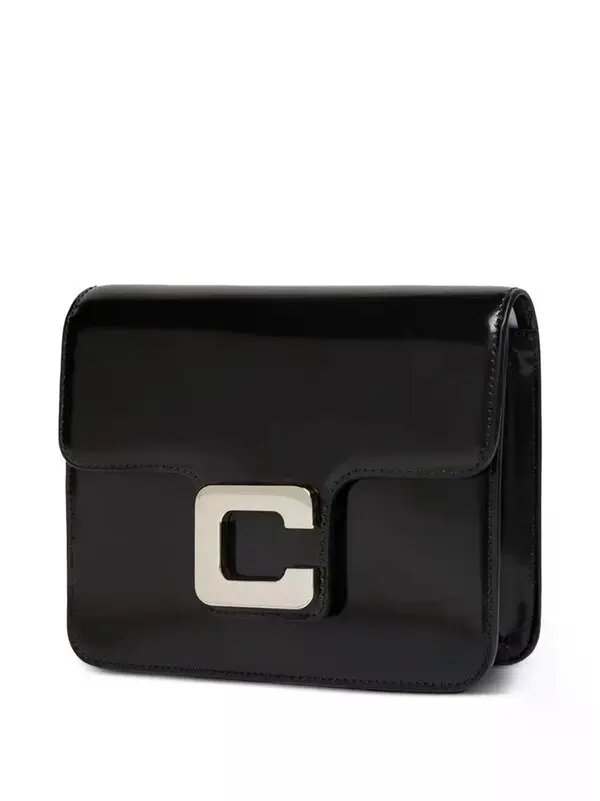 CAREL Mini Sorbonne Logo-plaque Shoulder Bag - Black