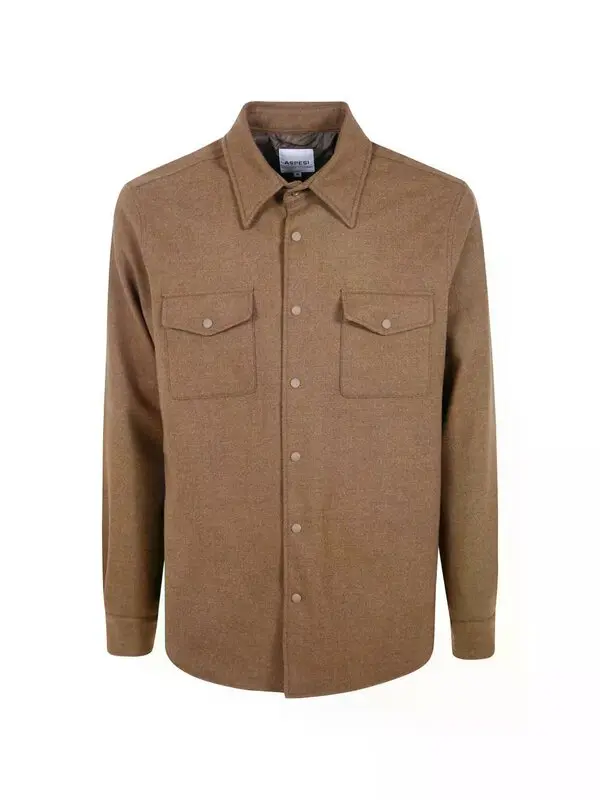 Aspesi Flap-pocket Wool Shirt